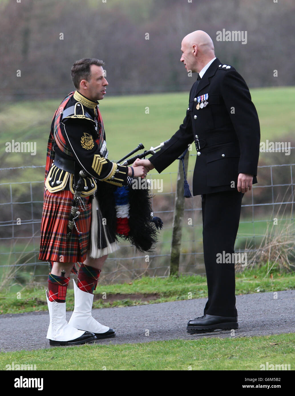 Piper police officer funeral service police constable tony collins hi ...