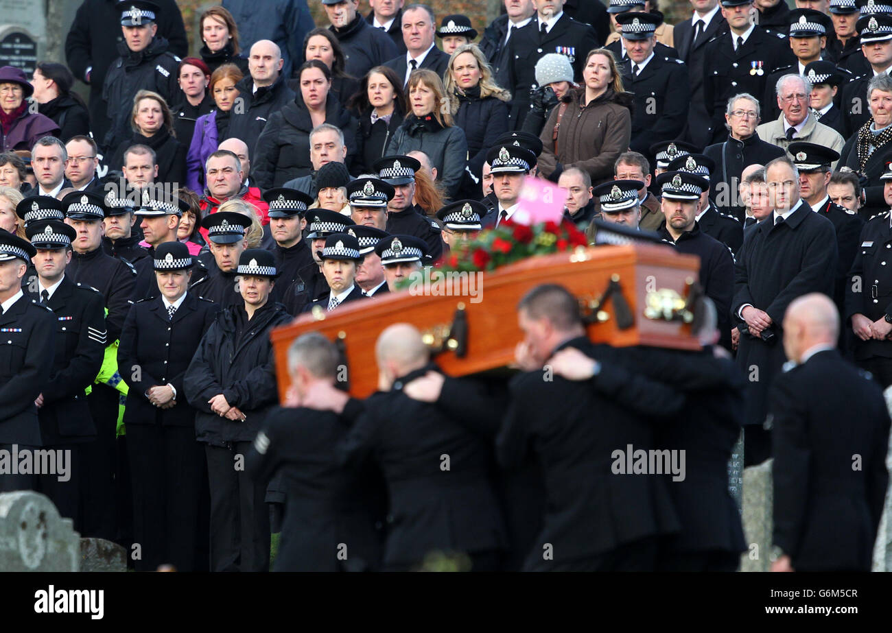 Funeral of Tony Collins Stock Photo - Alamy