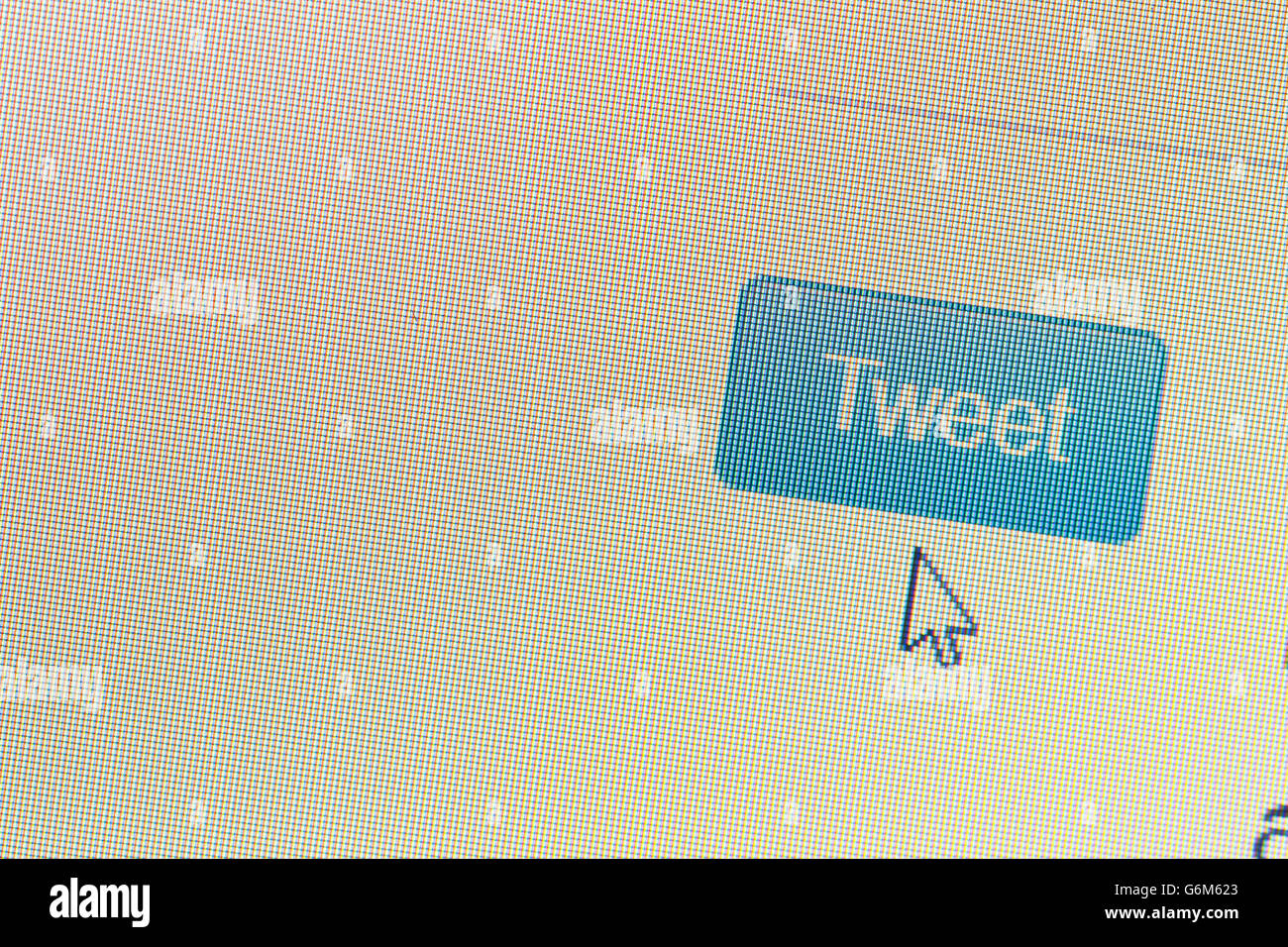 A Twitter icon as seen on a laptop screen. PRESS ASSOCIATION Photo ...