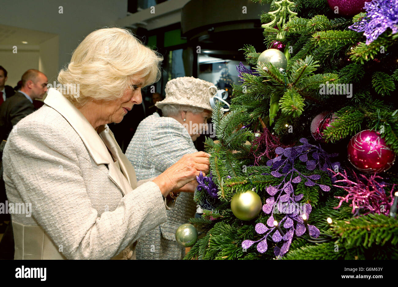 The queen elizabeth ii christmas tree hi-res stock photography and ...