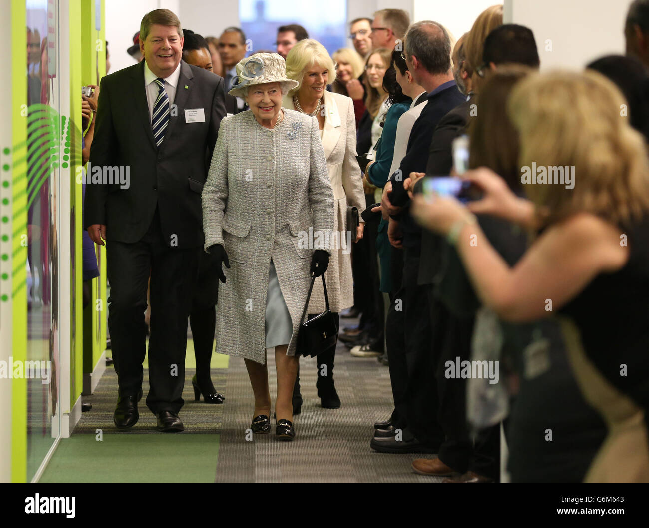 Queen Elizabeth II and The Duchess of Cornwall tour the new Barnardo's ...