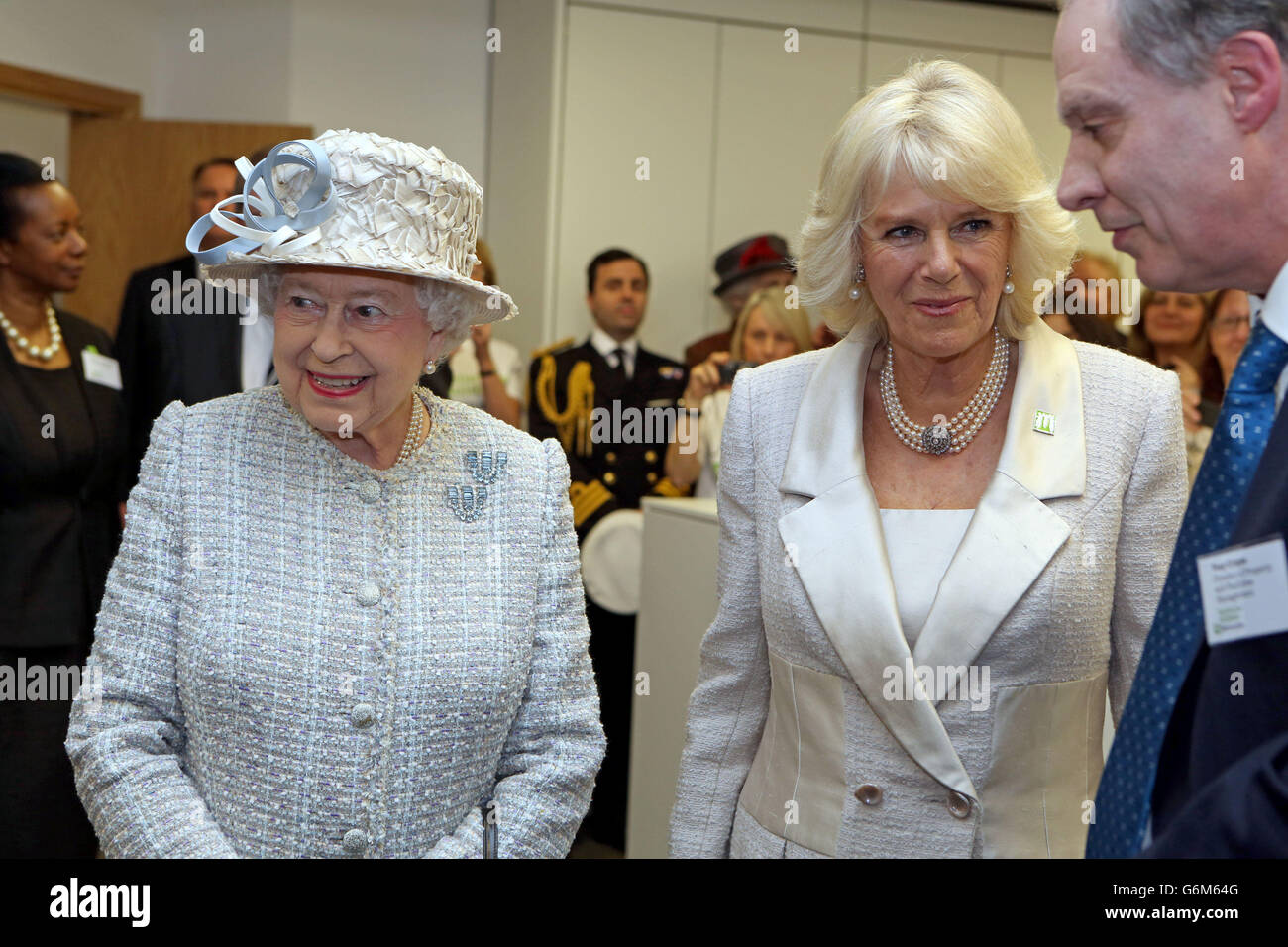 Queen Elizabeth II and The Duchess of Cornwall tour the new Barnardo's ...