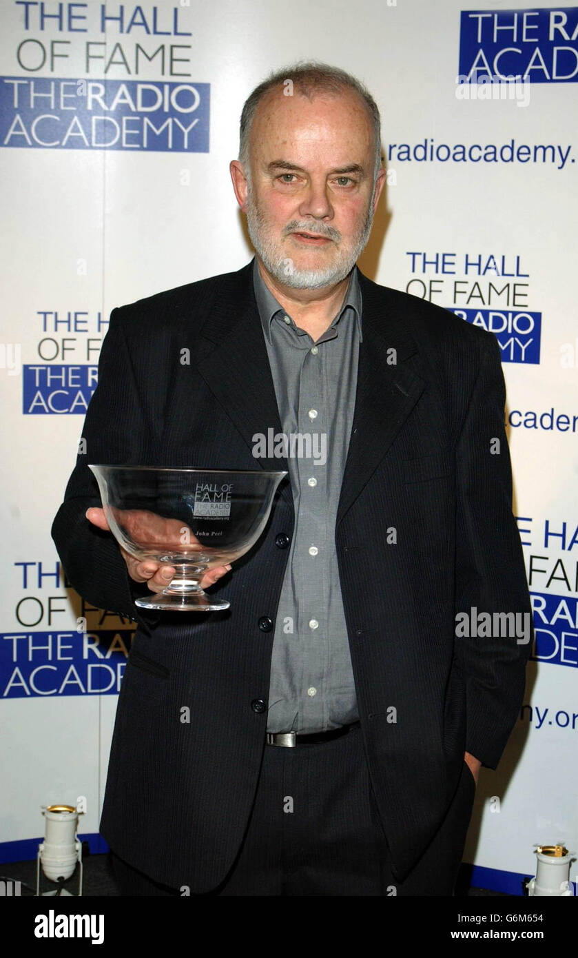 Radio DJ John Peel receives one of the UK radio industry's highest ...