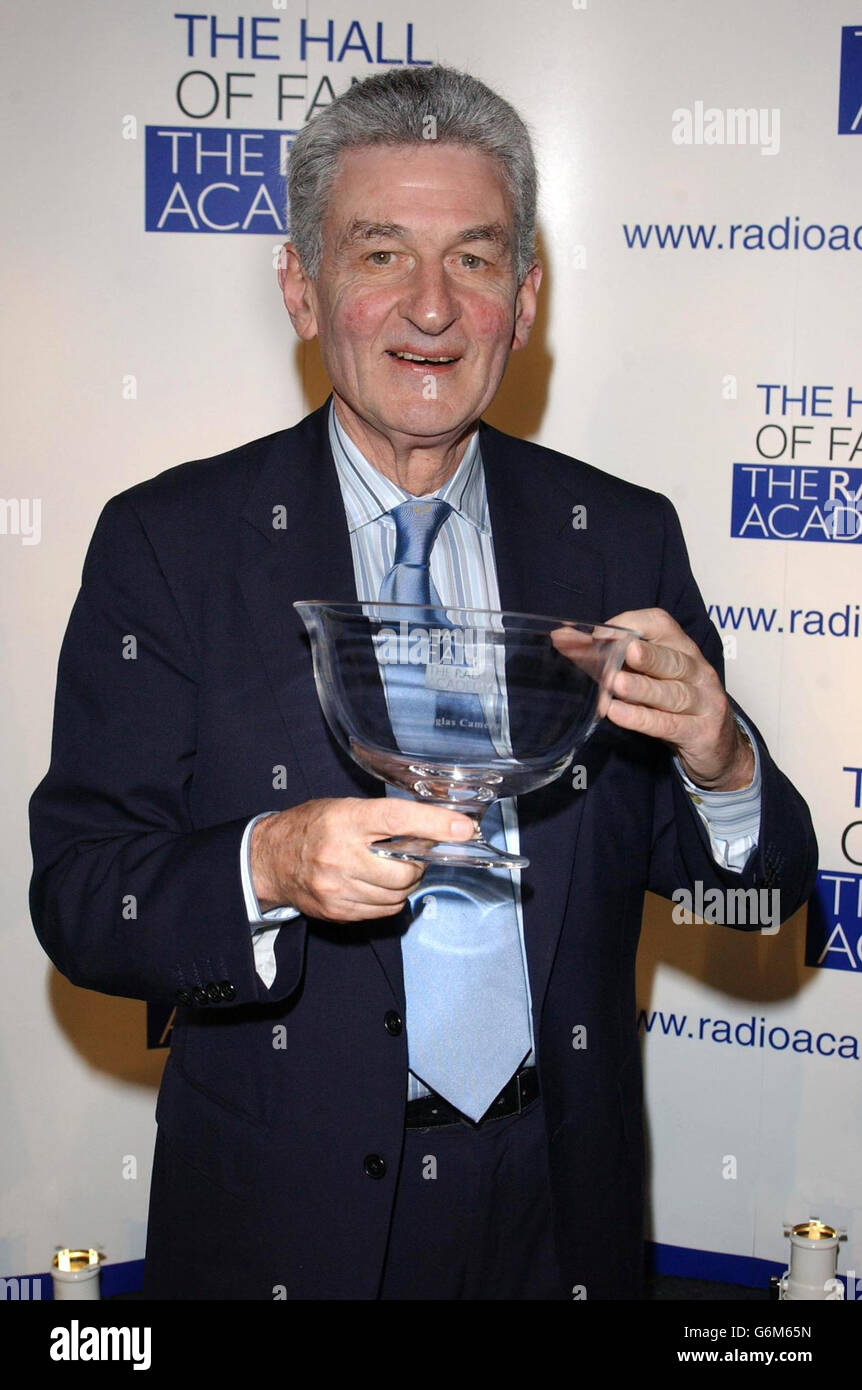 Radio presenter Douglas Cameron receives one of the UK radio industry's ...
