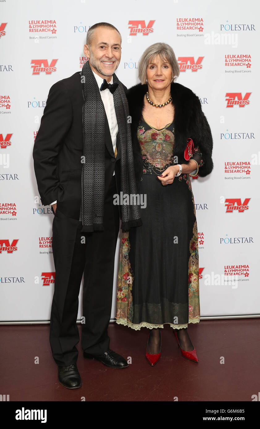 Michel Roux and wife Giselle arriving at the Christmas with the Stars ...