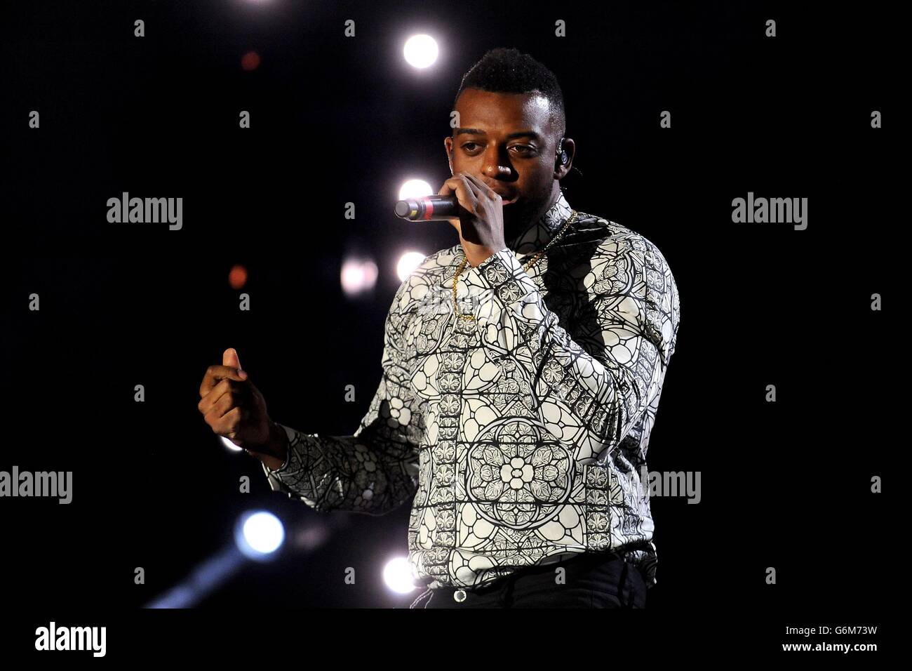 Oritse Williams of JLS performs on stage during their Goodbye Tour at ...