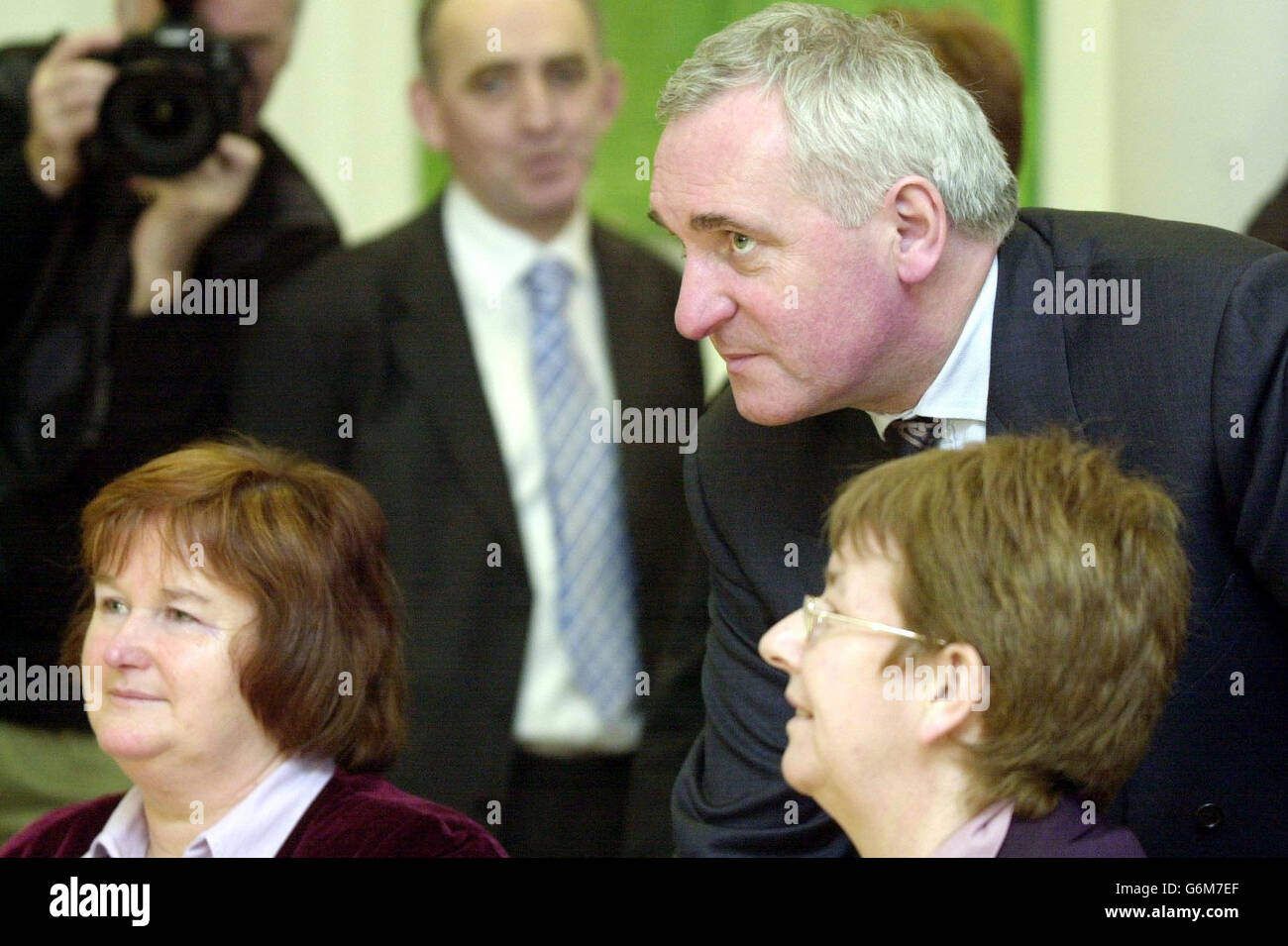 Meeting monica campbell l and alice obrien r hi-res stock photography ...