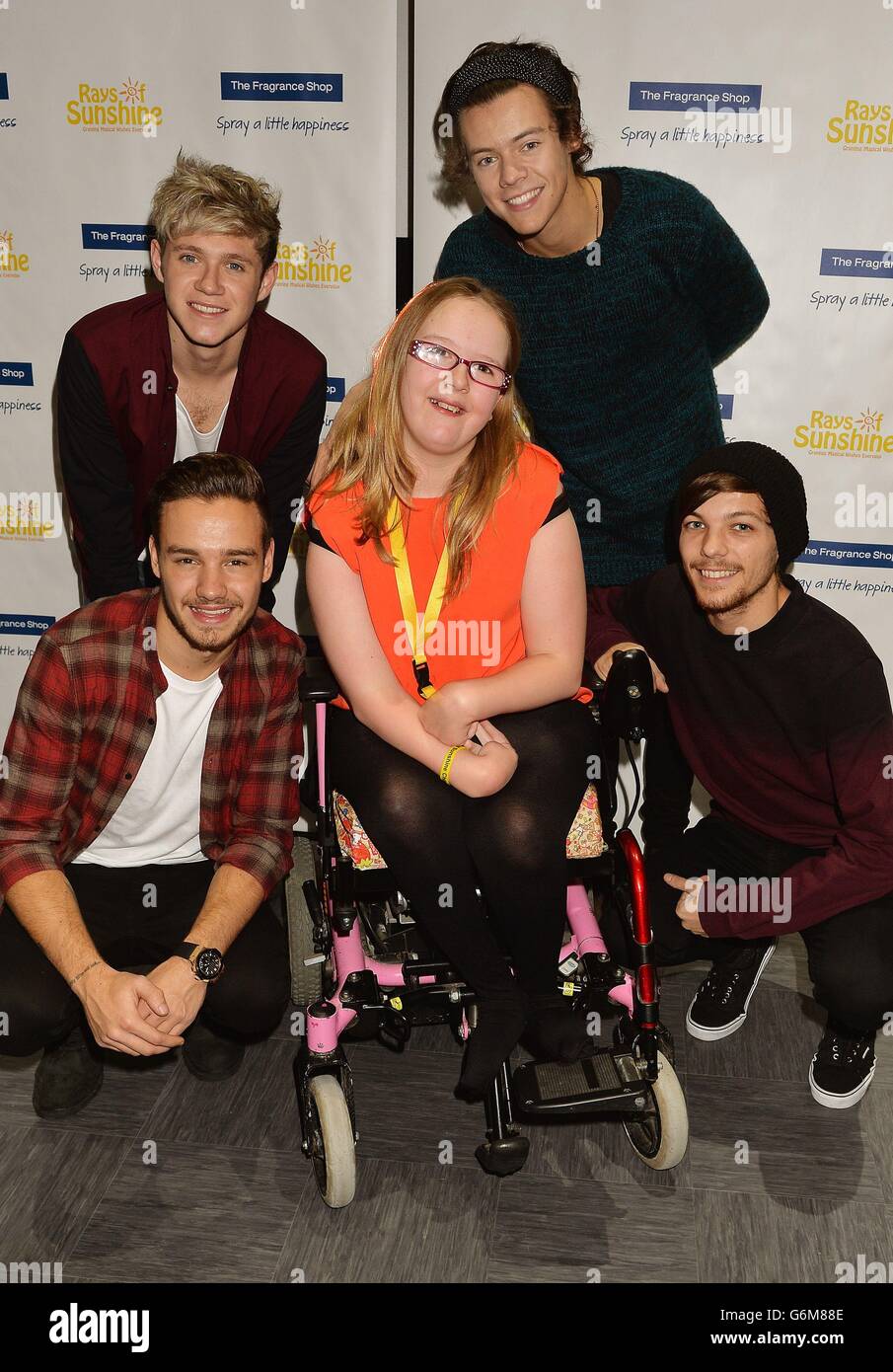 Four members of the boy band One Direction (left to right) Liam Payne ...