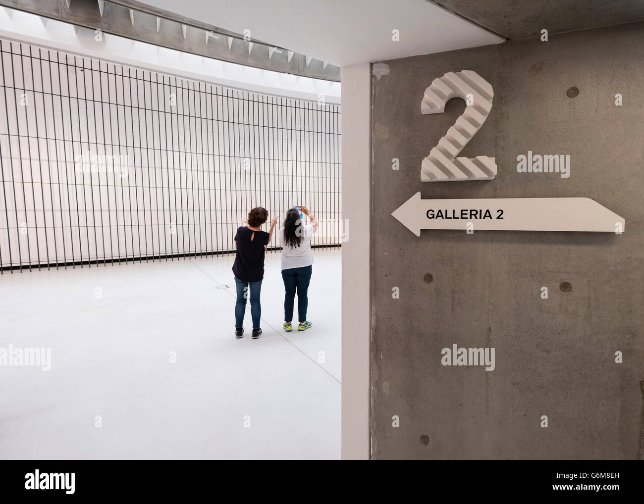Interior of MAXXI National Centre of Contemporary Arts designed by Zaha ...