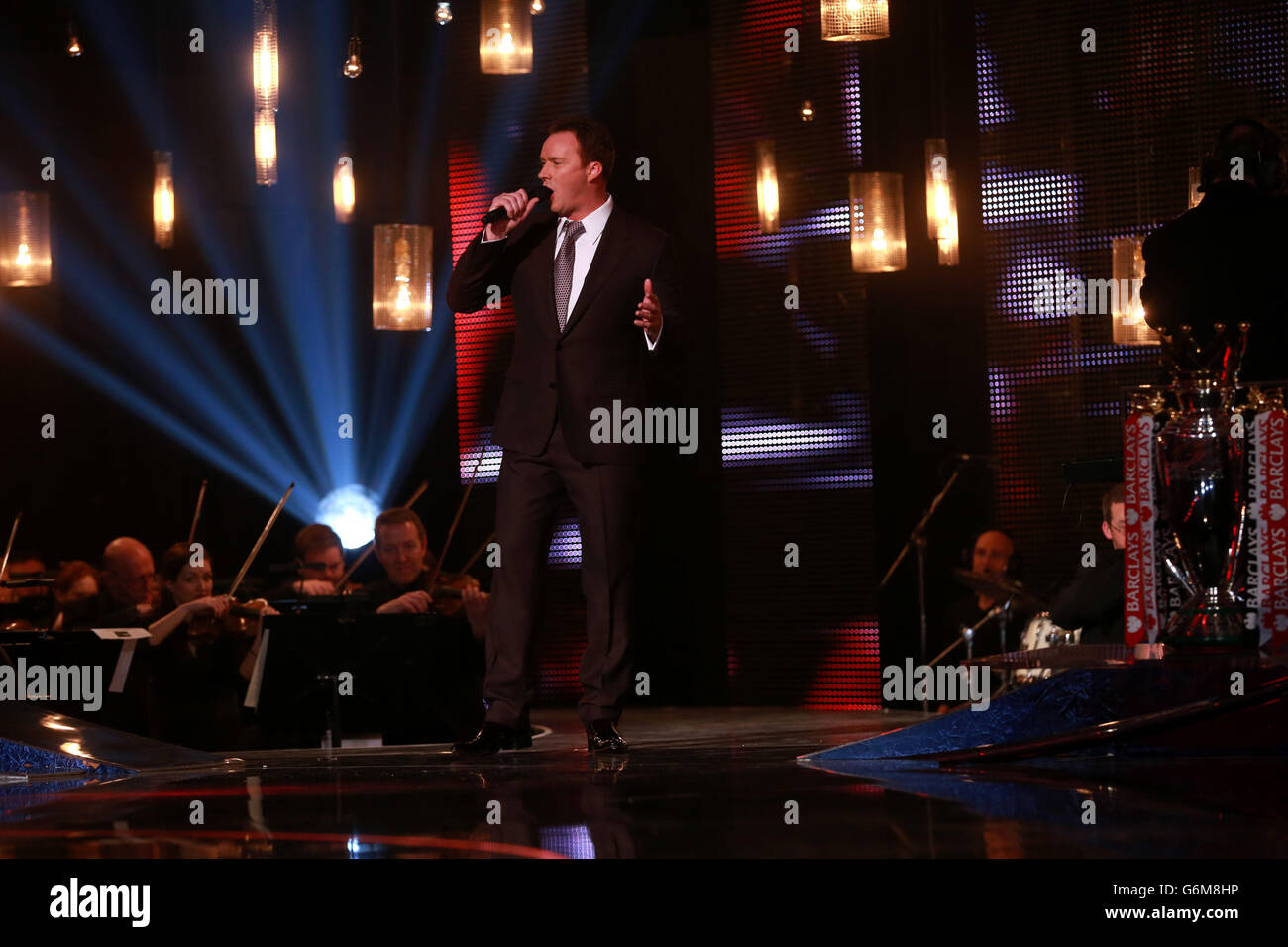 Russell Watson performs during the 2013 BBC Sports Personality of the ...