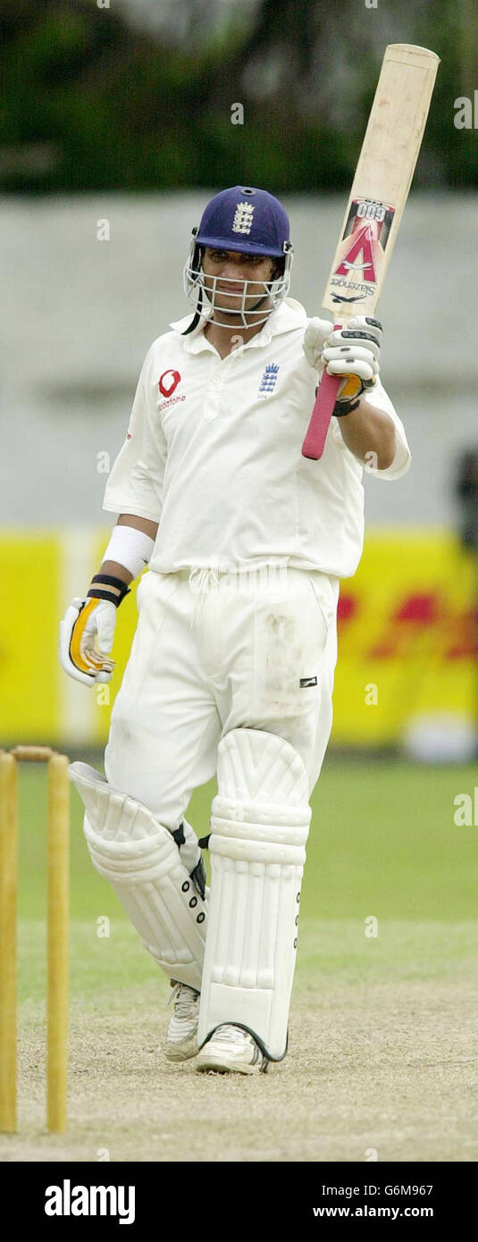 Cricket f l full length celebrating mark butcher hi-res stock ...