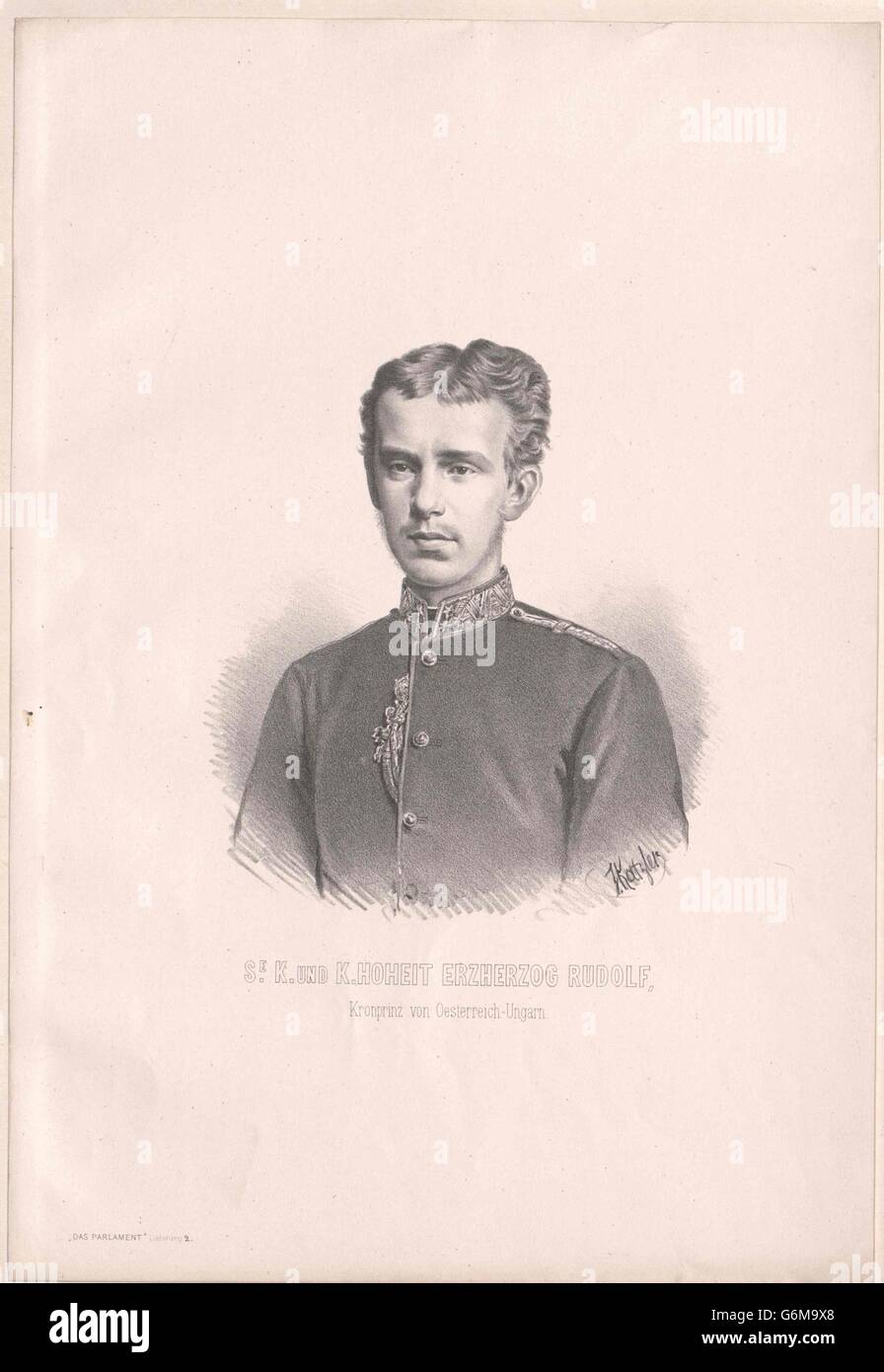Archduke rudolf crown prince austria hi-res stock photography and ...