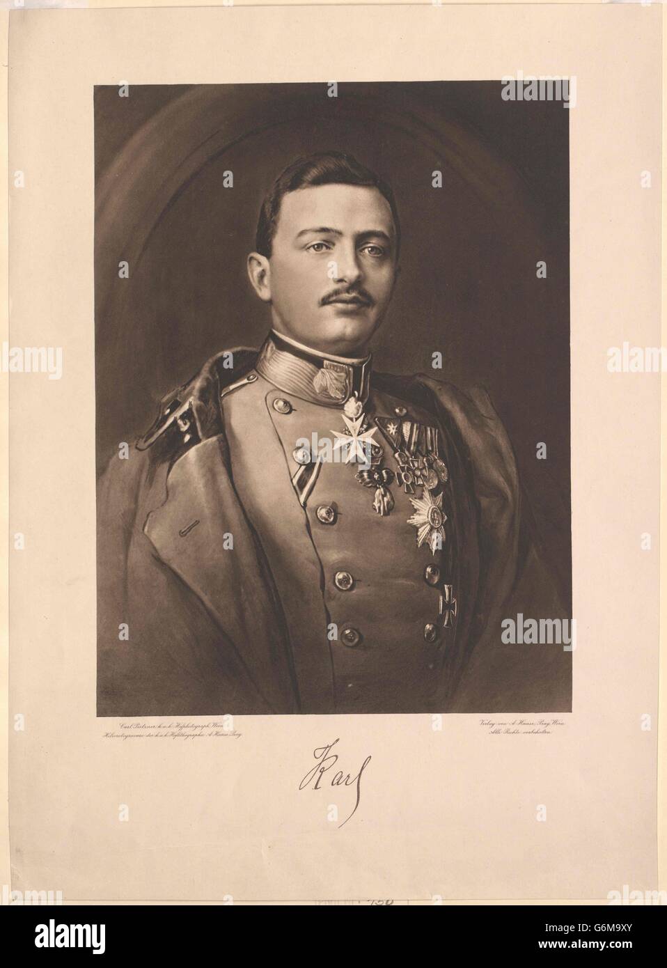 Kaiser karl i von österreich hi-res stock photography and images - Alamy