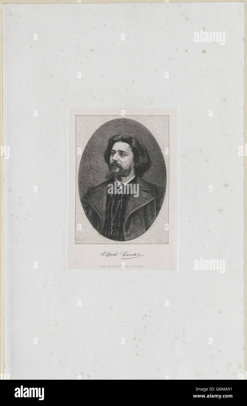 Portrait of alphonse daudet hi-res stock photography and images - Alamy