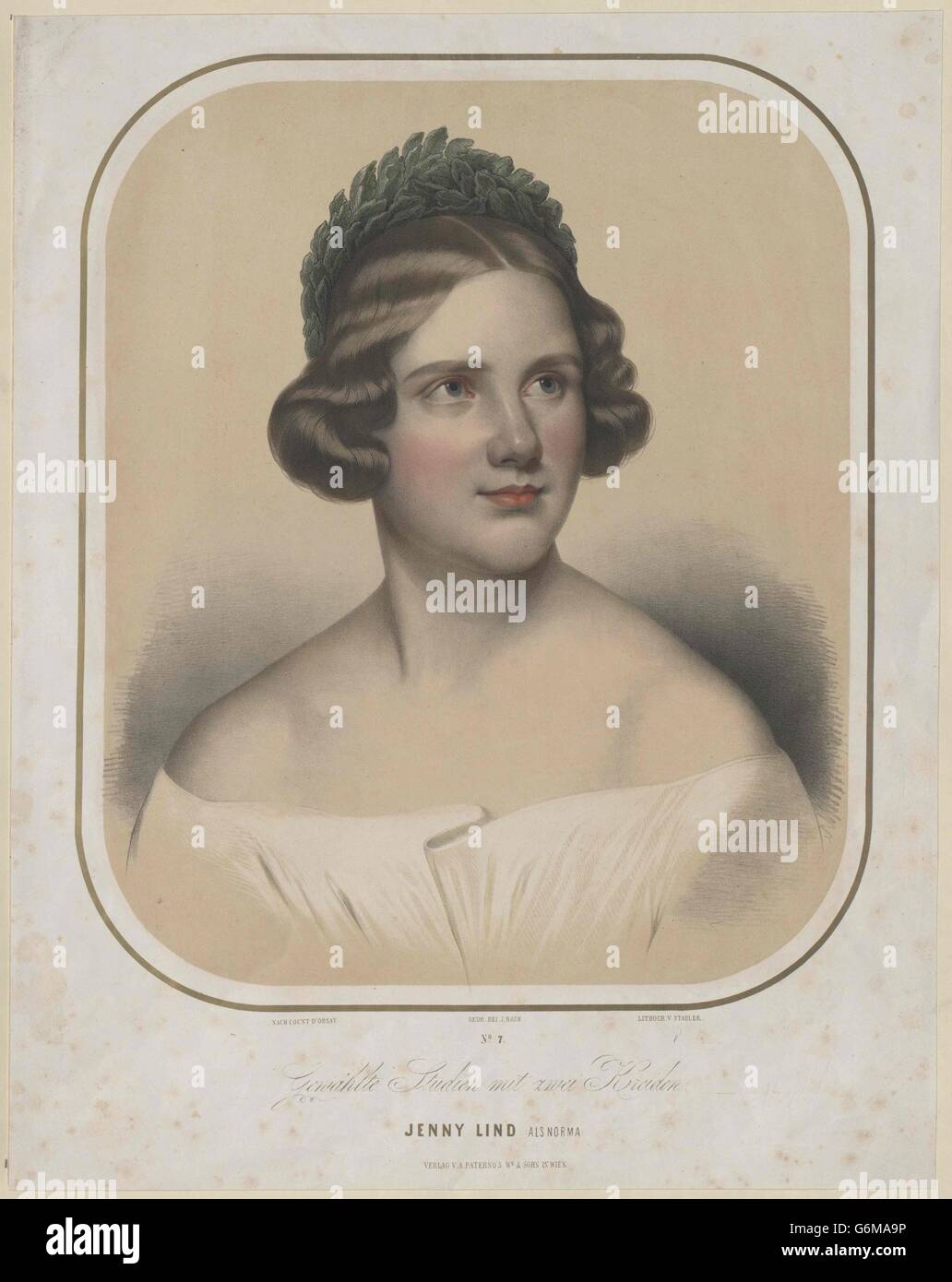 Jenny lind portrait hi-res stock photography and images - Alamy