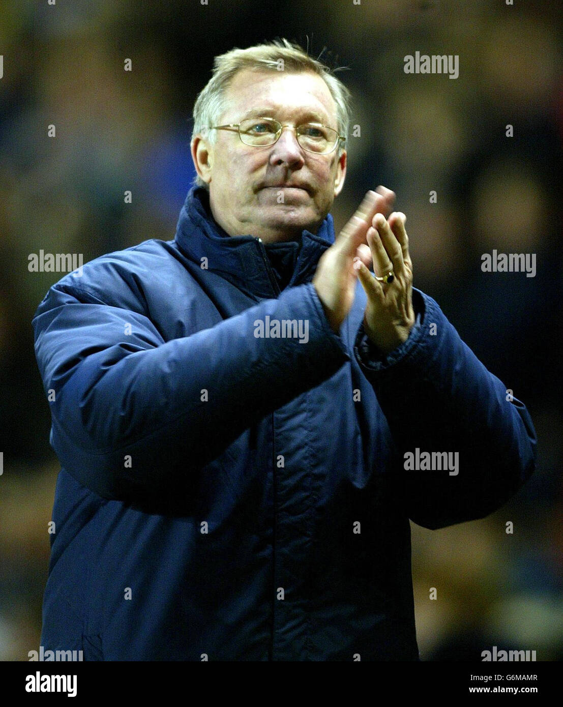 Football clapping alex ferguson hi-res stock photography and images - Alamy