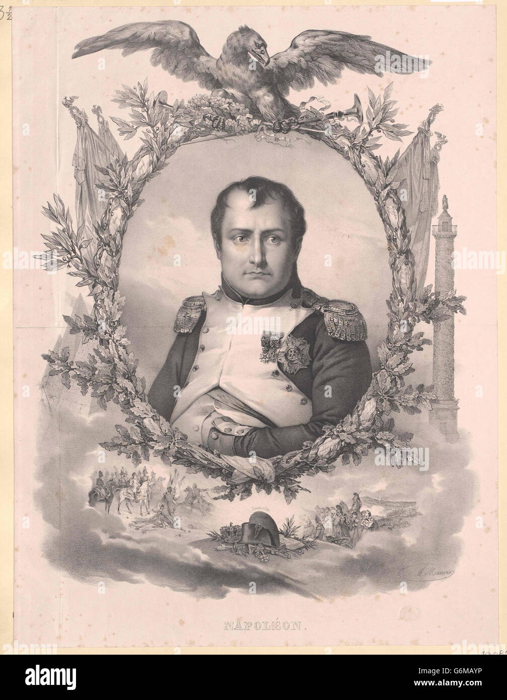 Napoleon I. Bonaparte, Kaiser der Franzosen Stock Photo - Alamy