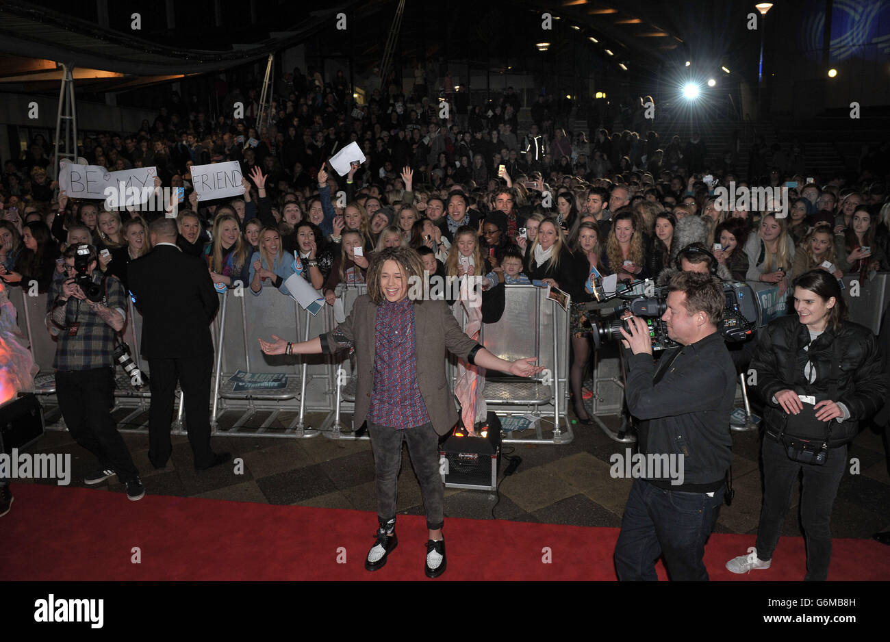 X Factor 2013. X Factor finalist Luke Friend arrives at The Great Hall ...