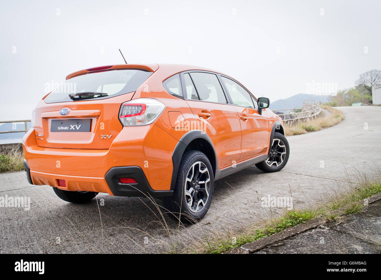 Hong Kong, China Feb 23, 2016 : Subaru XV 1,600cc 2016 on Feb 23 2016 ...