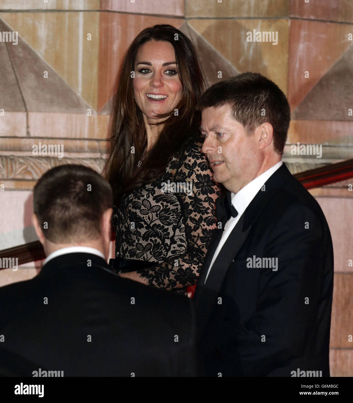 The Duchess of Cambridge, walks with Dr Michael Dixon Museum Director ...
