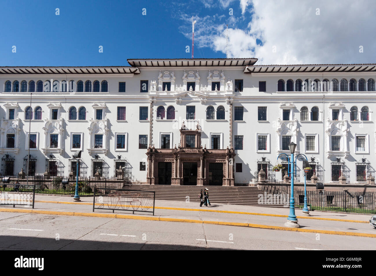 Historical Building Cusco Peru Stock Photo - Alamy