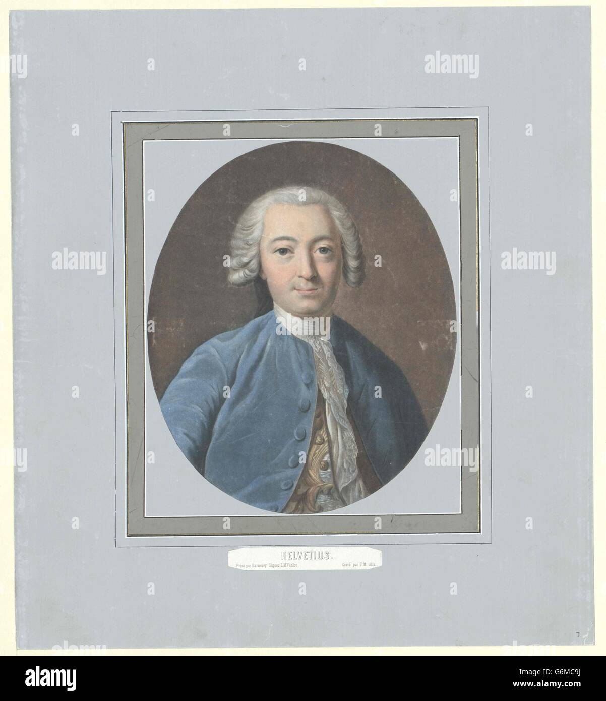 Helvetius, Claude Adrien Stock Photo - Alamy