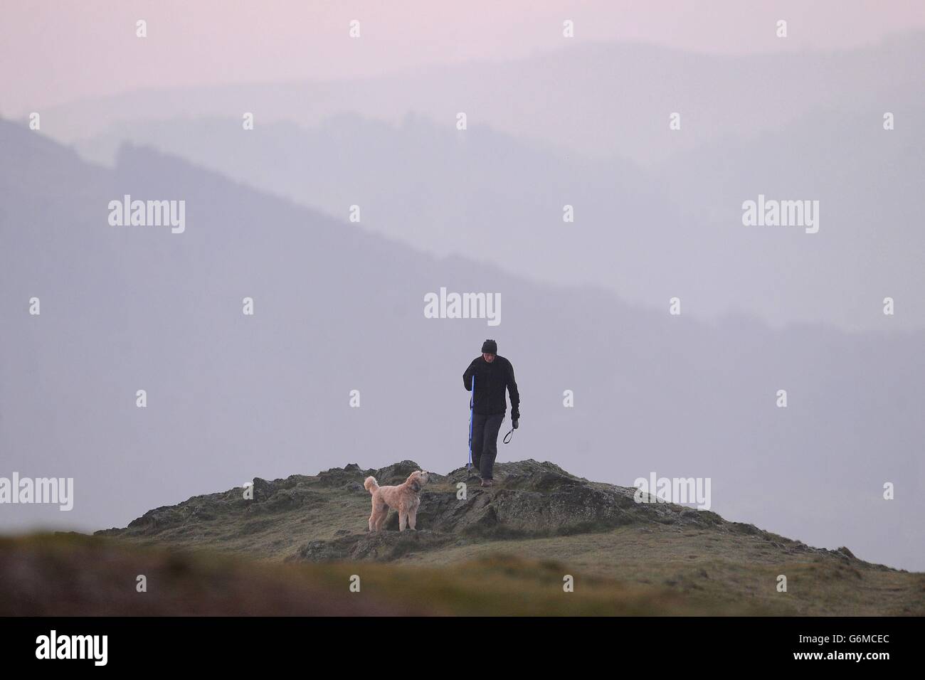 Winter weather Dec 12th Stock Photo - Alamy