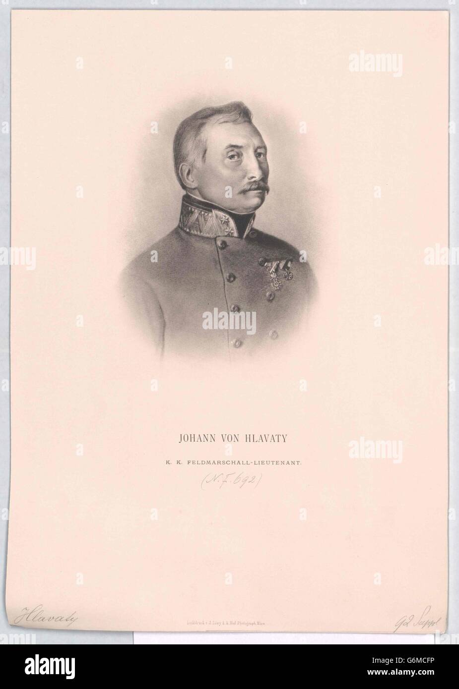 Hlavaty, Johann von Stock Photo - Alamy