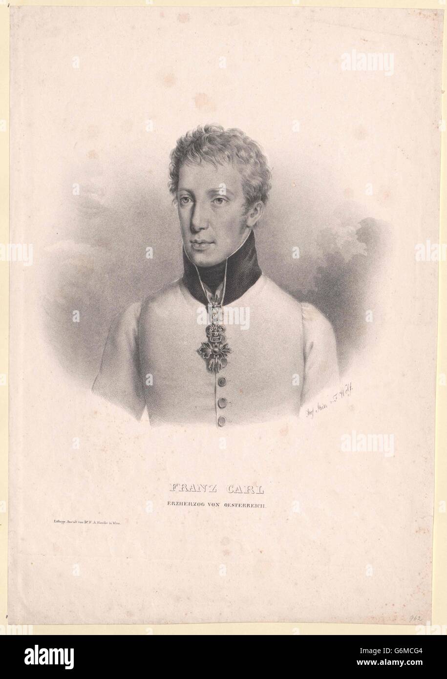 Franz Karl, Erzherzog von Österreich Stock Photo - Alamy