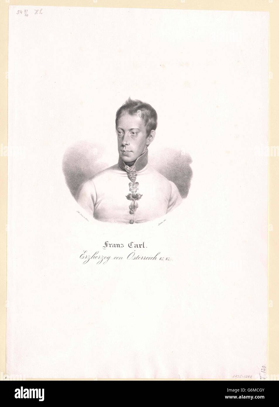 Erzherzog franz karl von österreich hi-res stock photography and images ...