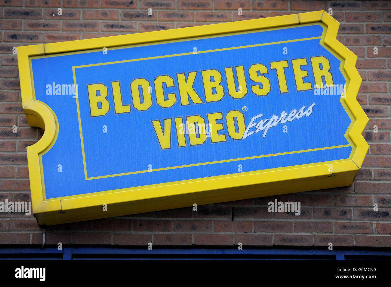 A closed Blockbuster store in Filton Bristol as it was announced that ...