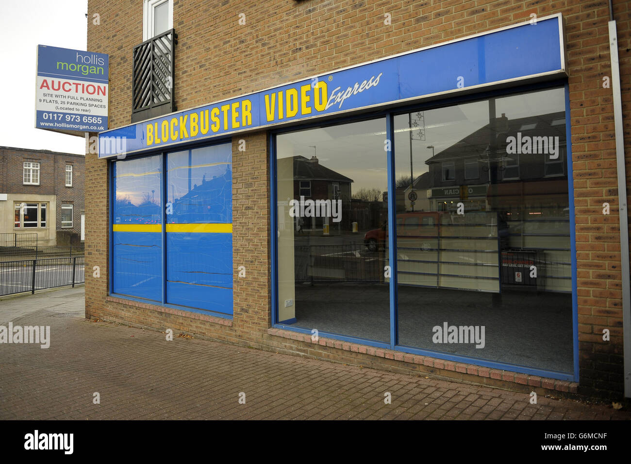 A closed Blockbuster store in Filton Bristol as it was announced that ...