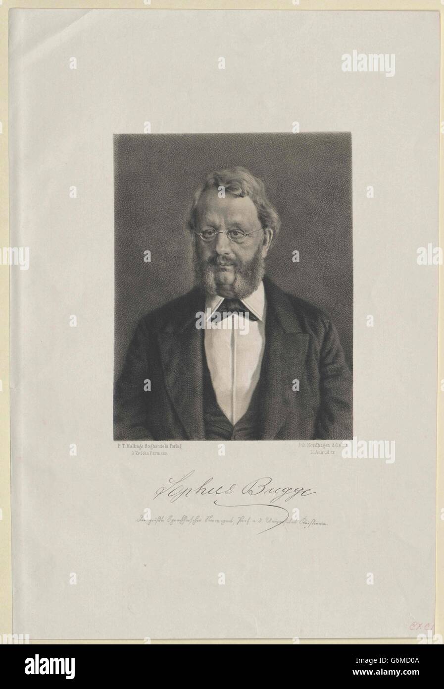 Bugge, Elseus Sophus Stock Photo - Alamy
