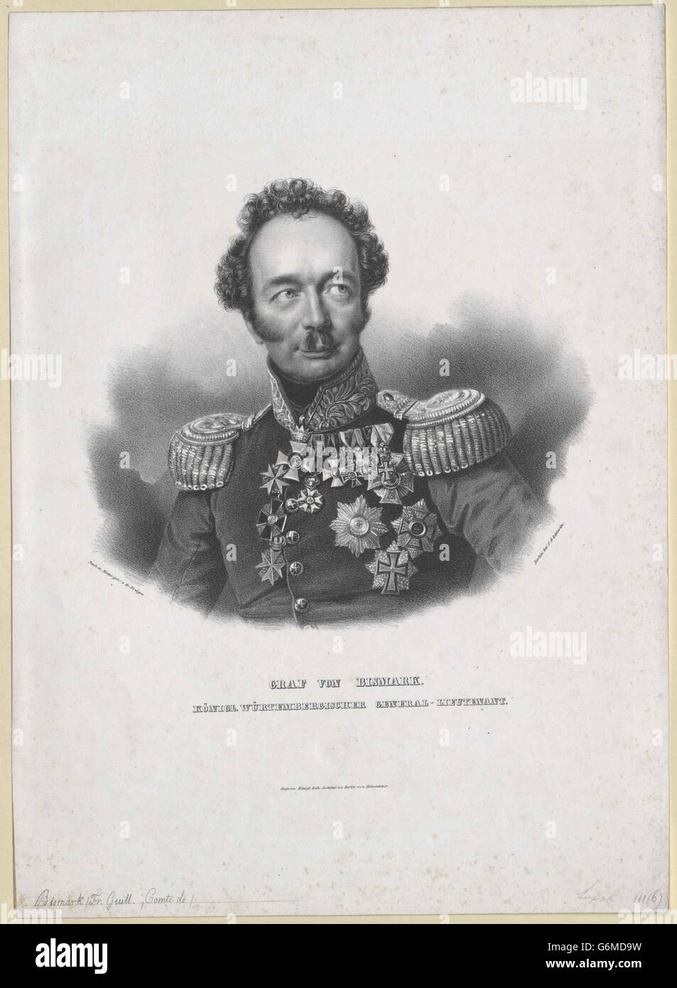 Bismarck, Friedrich Wilhelm Graf Stock Photo - Alamy