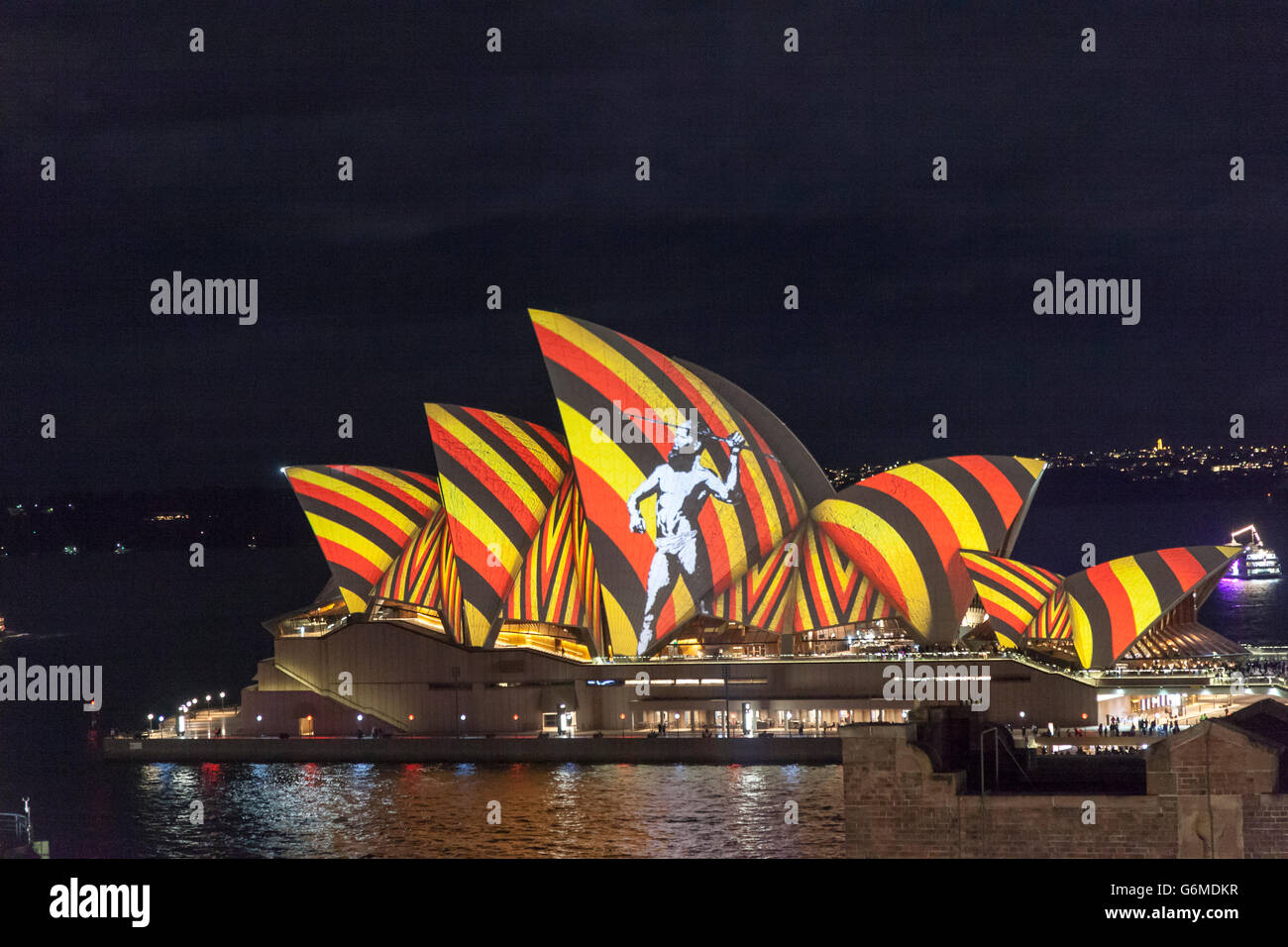 Sydney Opera House during Vivid Sydney 2016 Stock Photo - Alamy
