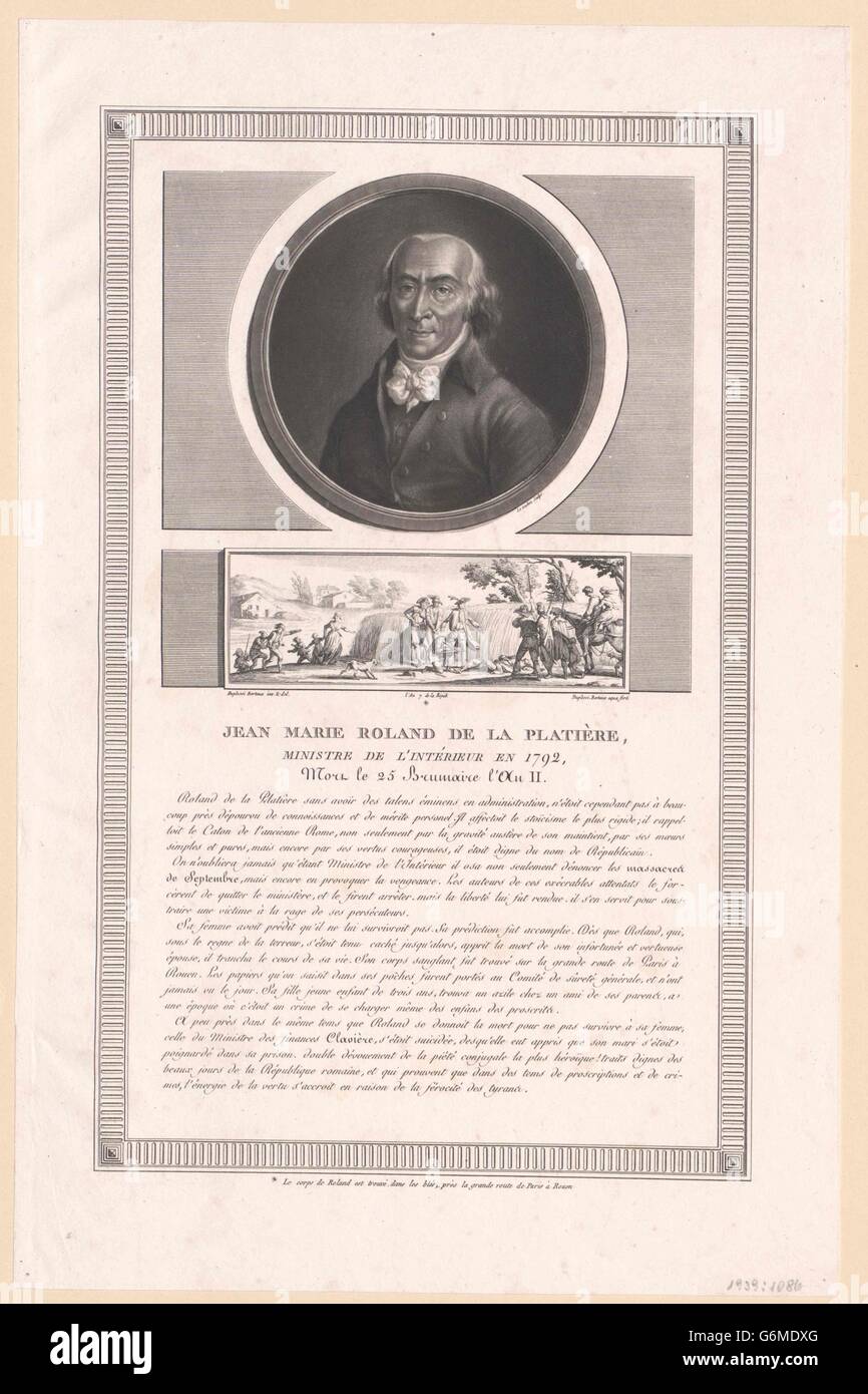 Jean Marie Roland De La Platiere High Resolution Stock Photography and ...