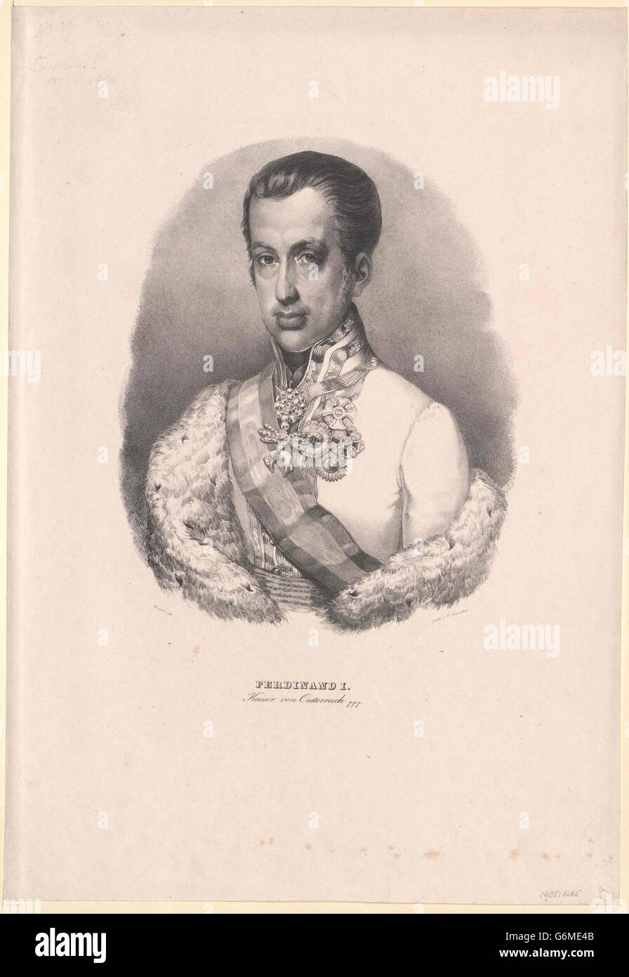 Ferdinand I., Kaiser von Österreich Stock Photo - Alamy