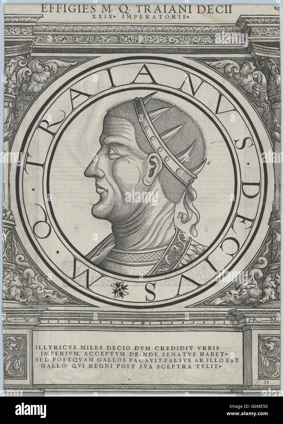 Decius, römischer Kaiser Stock Photo - Alamy