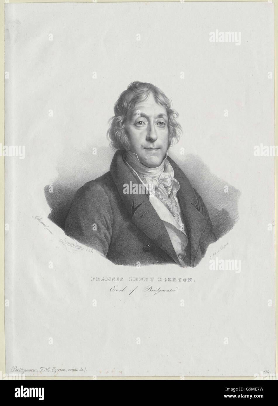 Egerton, Francis Henry Stock Photo - Alamy