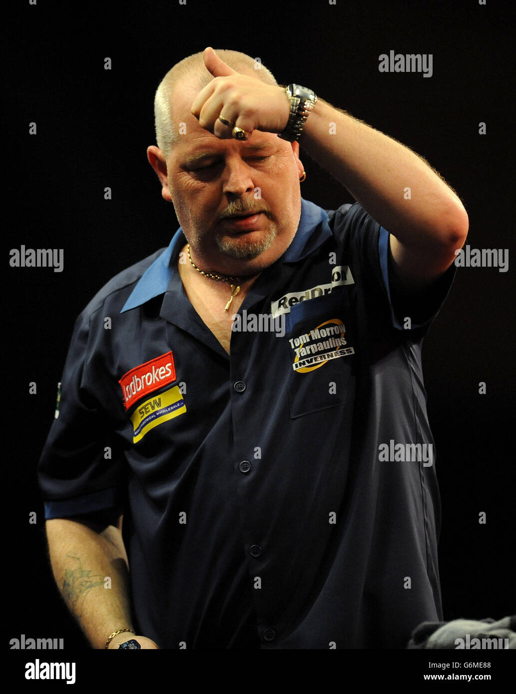 Robert Thornton celebrates winning his match during day nine of The ...