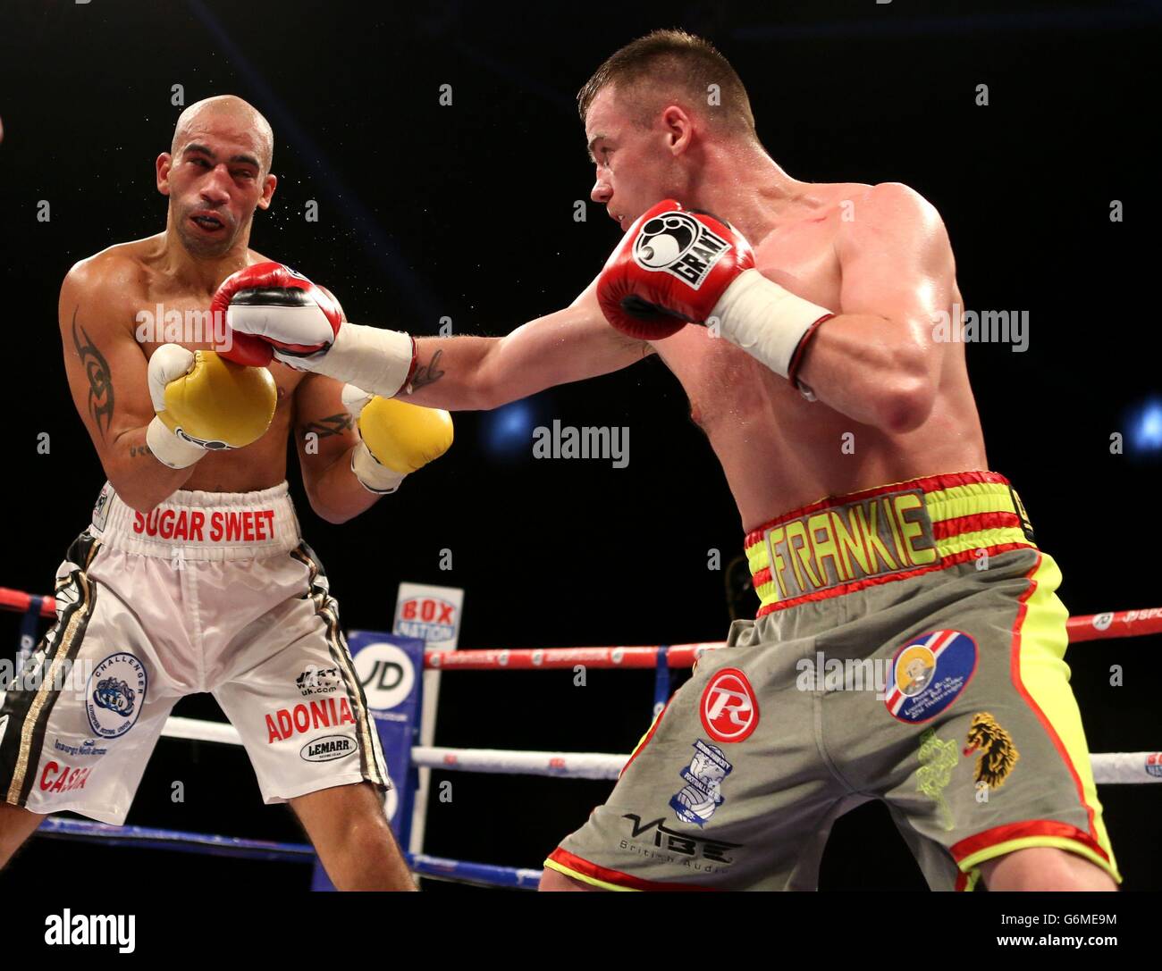 Boxing - First Direct Arena - Leeds. Frankie Gavin in action against ...