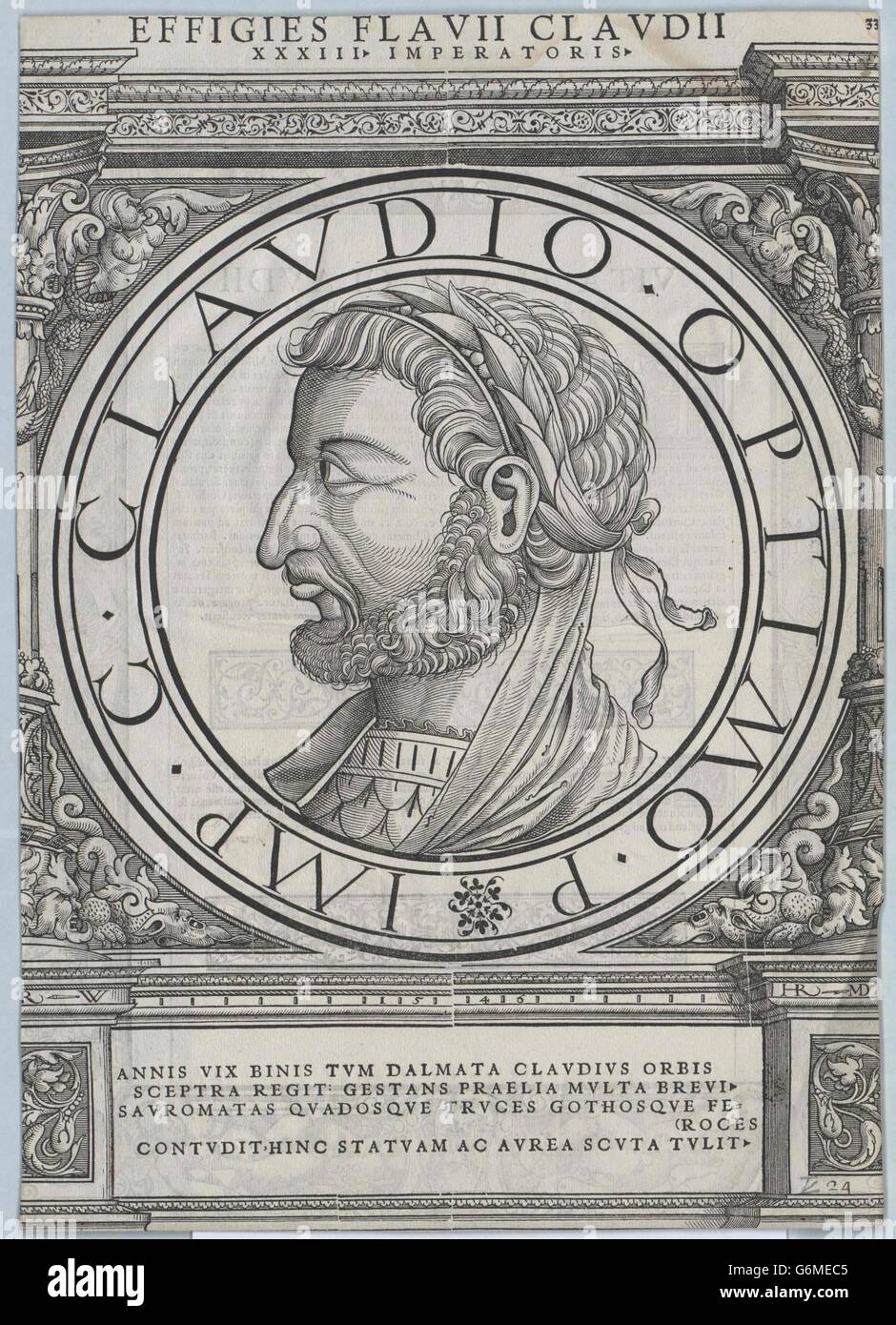 Claudius II. Gothicus, römischer Kaiser Stock Photo - Alamy