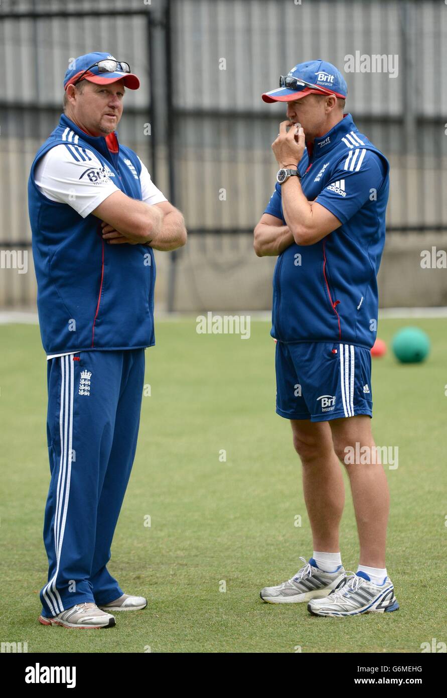 David saker cricket hi-res stock photography and images - Alamy