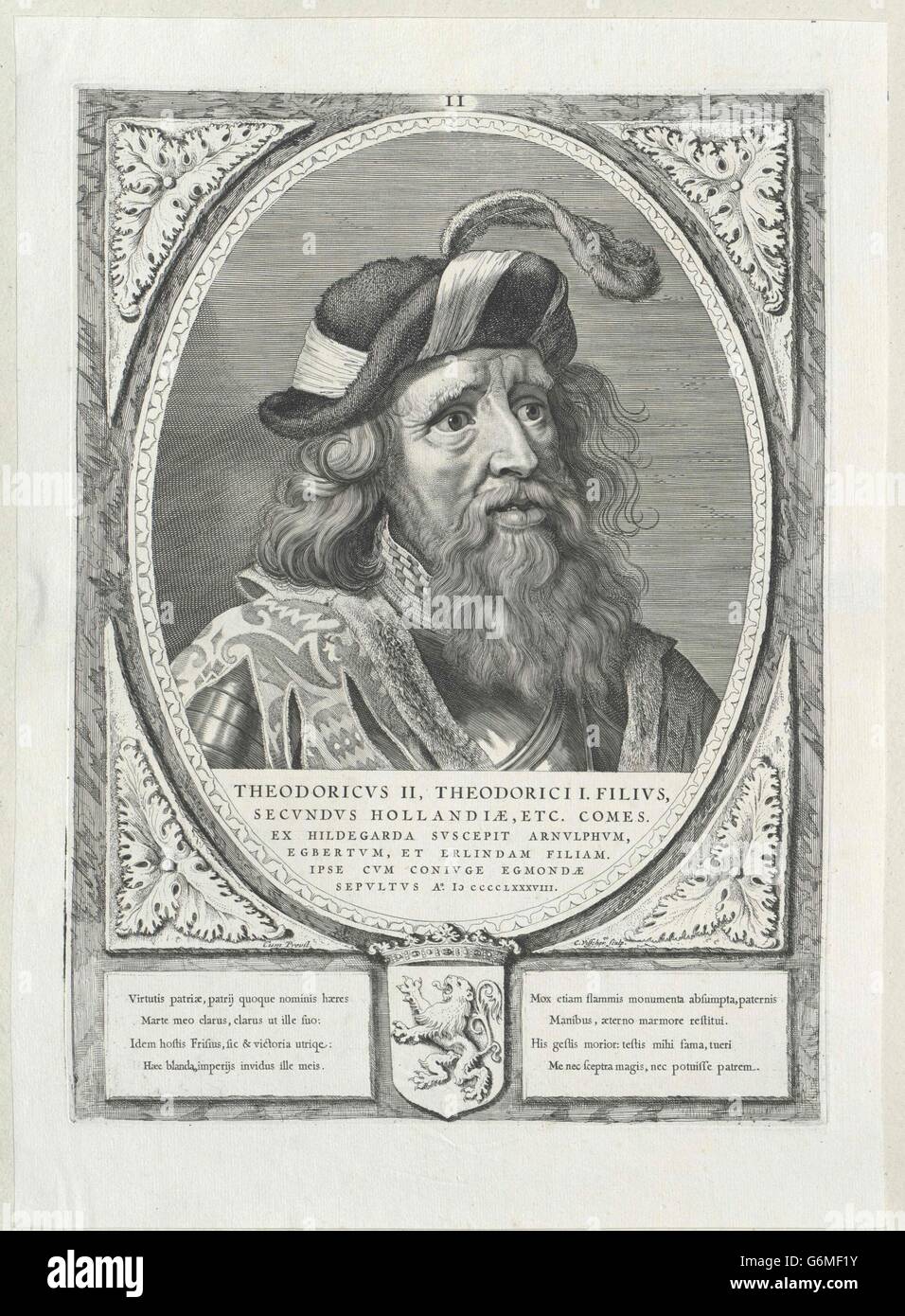 Dietrich II., Graf von Holland Stock Photo - Alamy