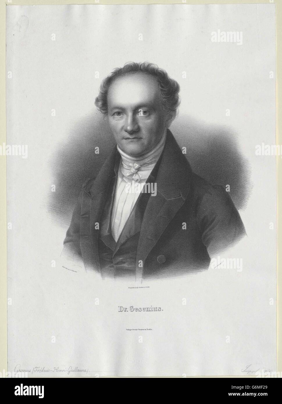 Wilhelm gesenius hi-res stock photography and images - Alamy