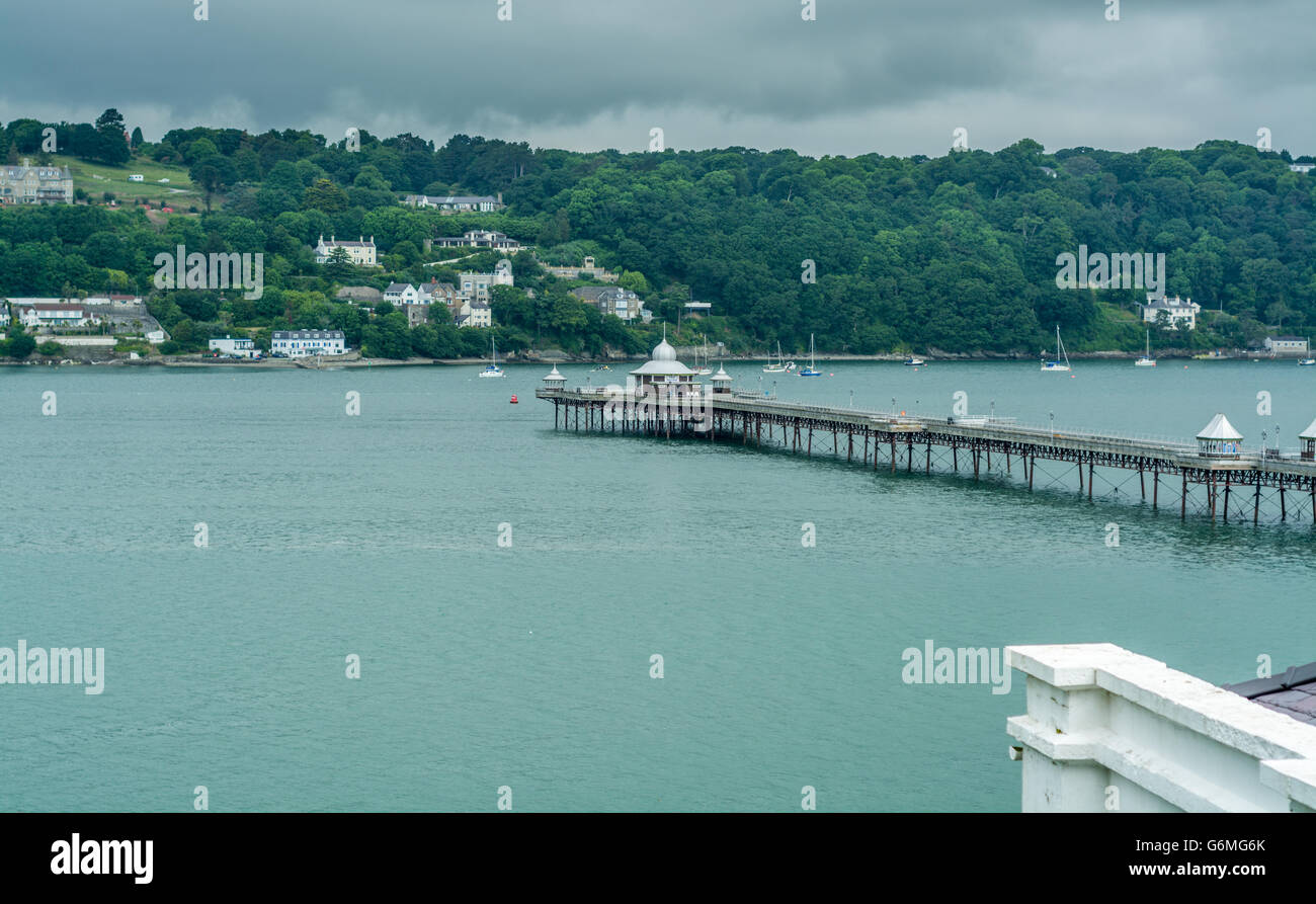 View of Bangor Pier, North Wales Stock Photo - Alamy
