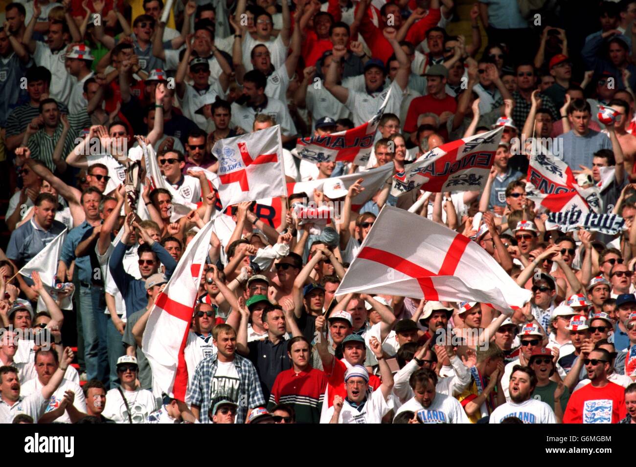 Euro 96 Soccer ... England v Scotland, Wembley Stock Photo - Alamy
