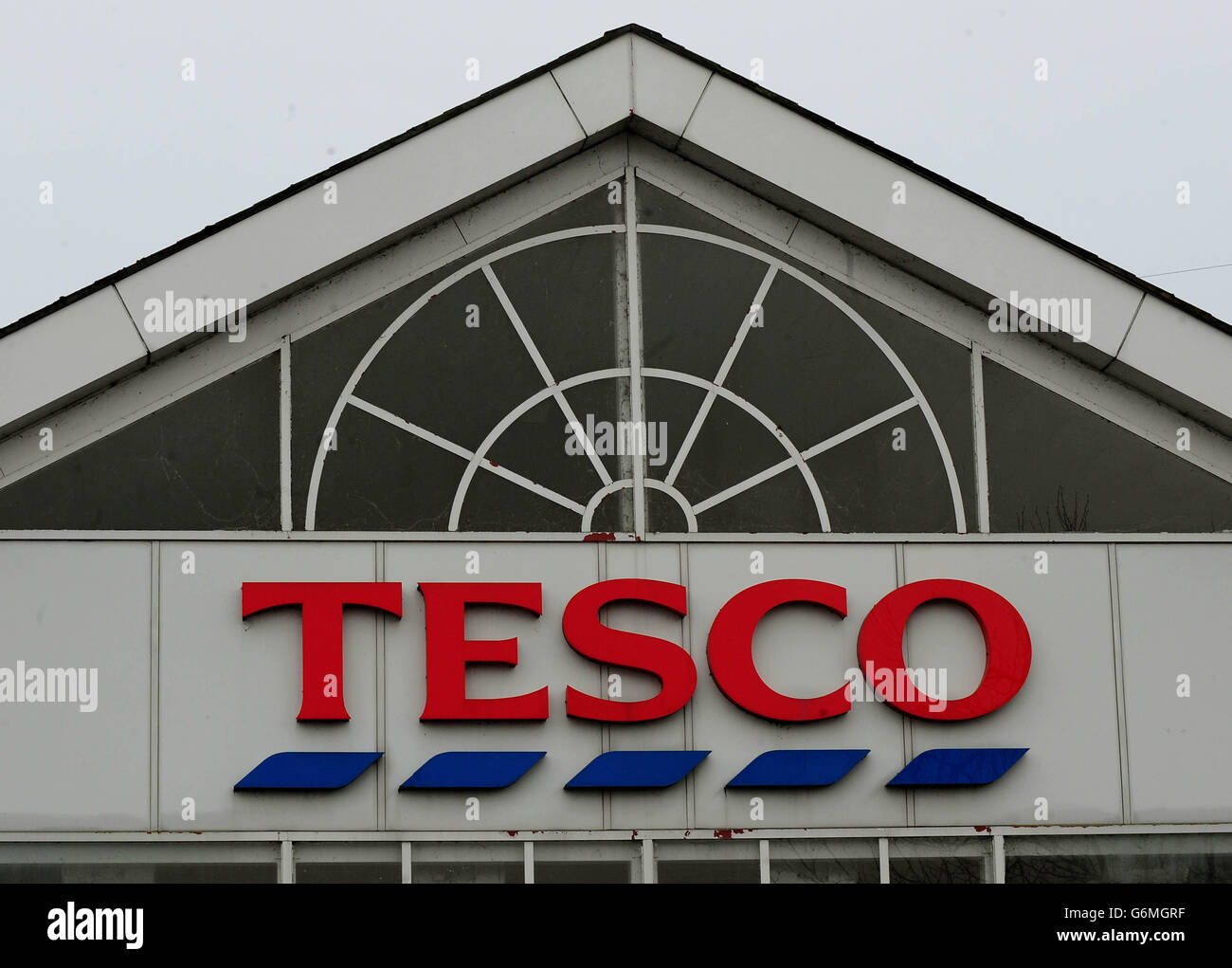 Supermarket stock. A general view of a Tesco store in Burton On Trent ...