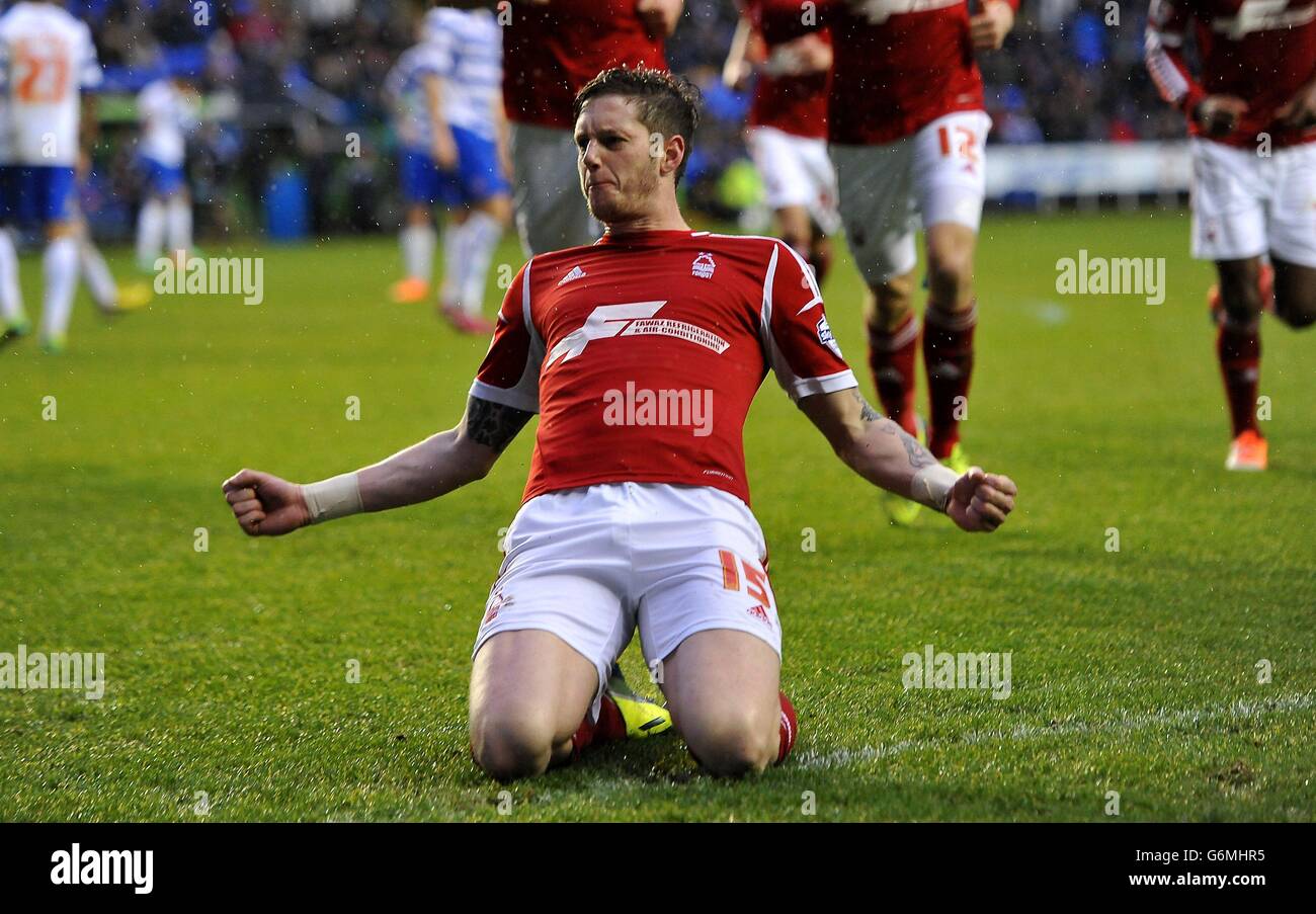 Nottingham Forest's Greg Halford celebrates scoring his side's first ...
