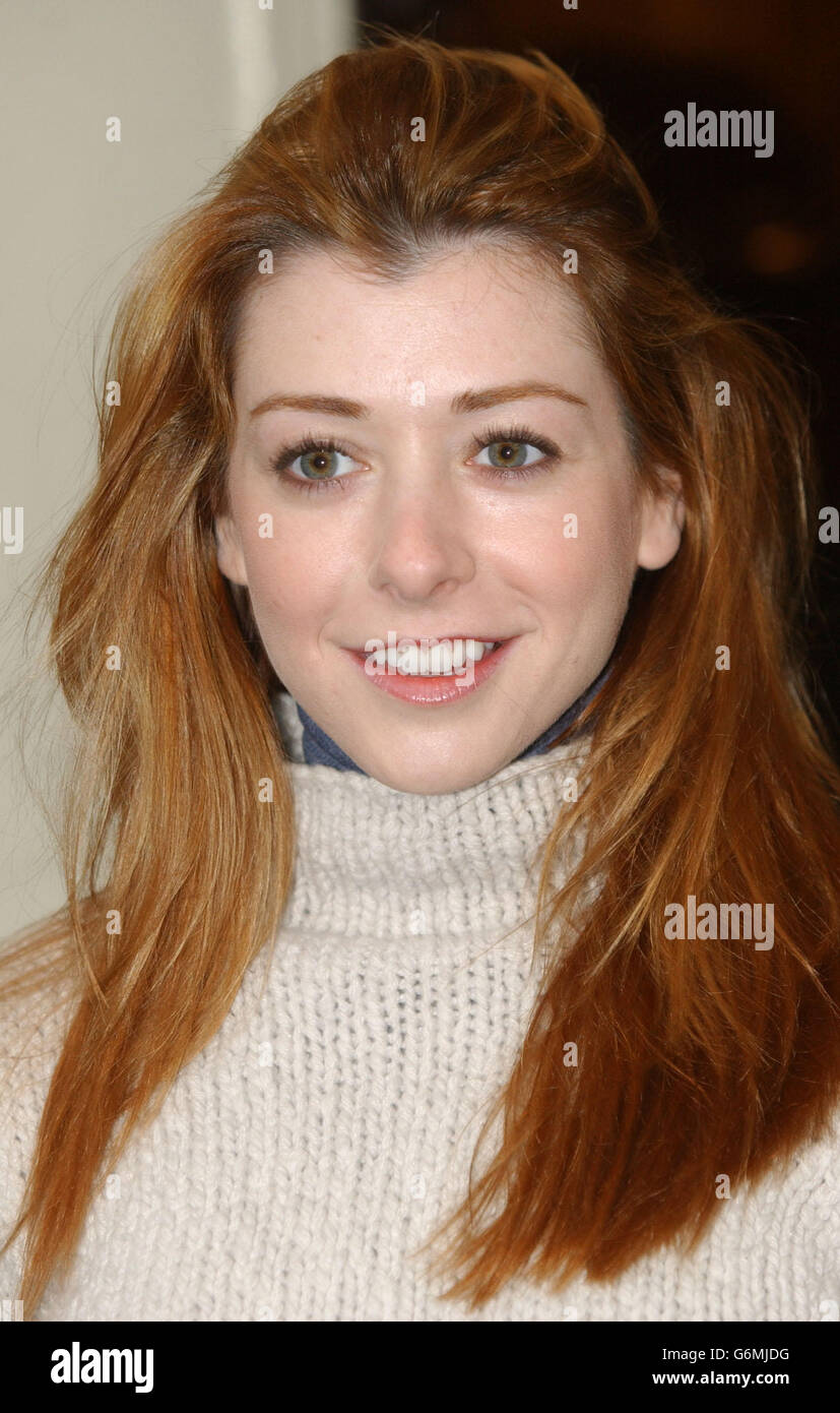 Alyson hannigan actress hi-res stock photography and images - Alamy
